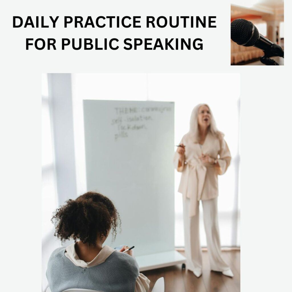 Daily Practice Routine For Public Speaking - A Step-by-Step Guide